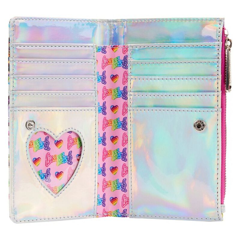 Lisa Frank Iridescent Flap Wallet