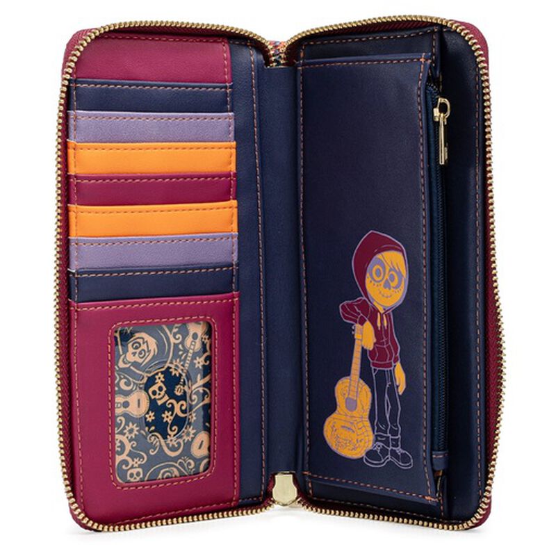 Pixar Coco Marigold Bridge Zip Around Wallet