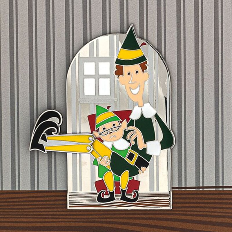 Elf Buddy Collector Box Swinging Enamel Pin