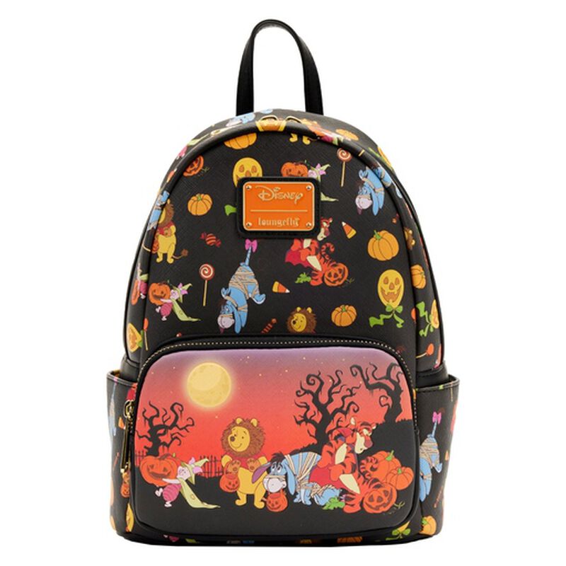 Winnie the Pooh Halloween Group Glow Mini Backpack | Loungefly
