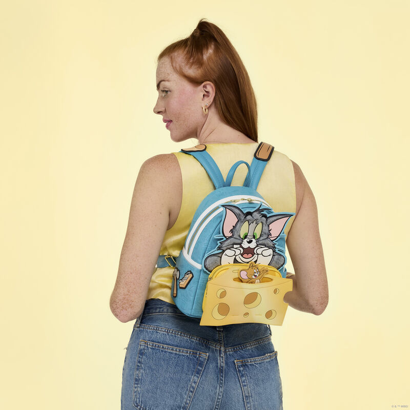 Tom and Jerry Plush Pop-Up Mini Backpack | Loungefly