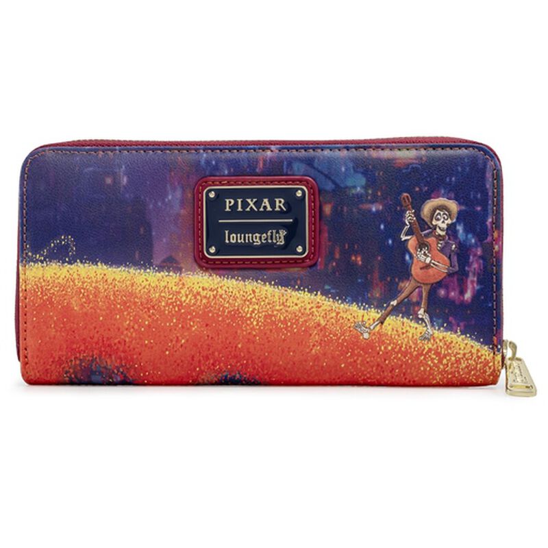 Pixar Coco Marigold Bridge Zip Around Wallet