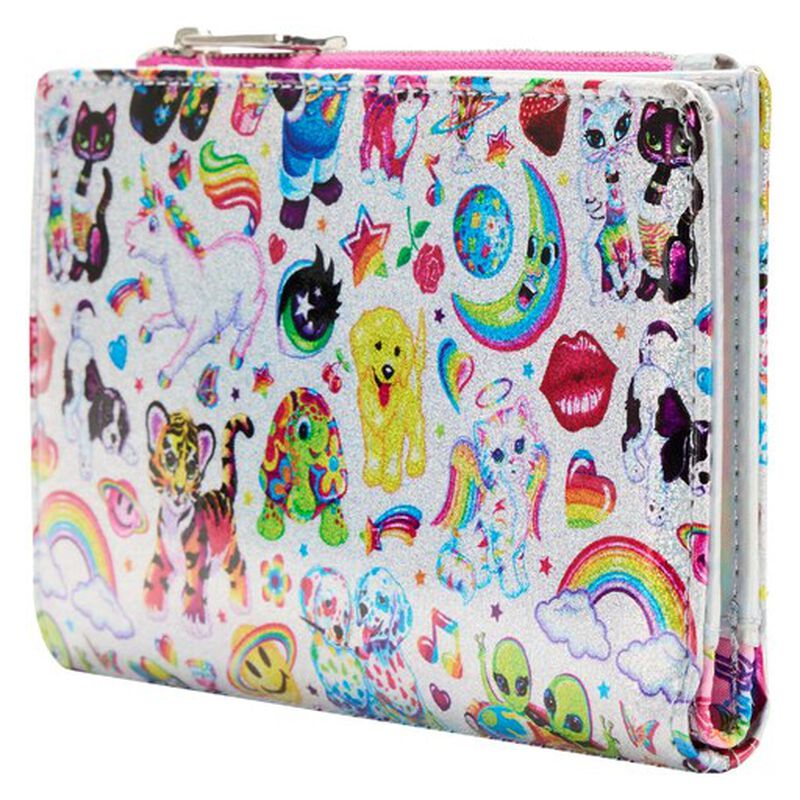 Lisa Frank Iridescent Flap Wallet