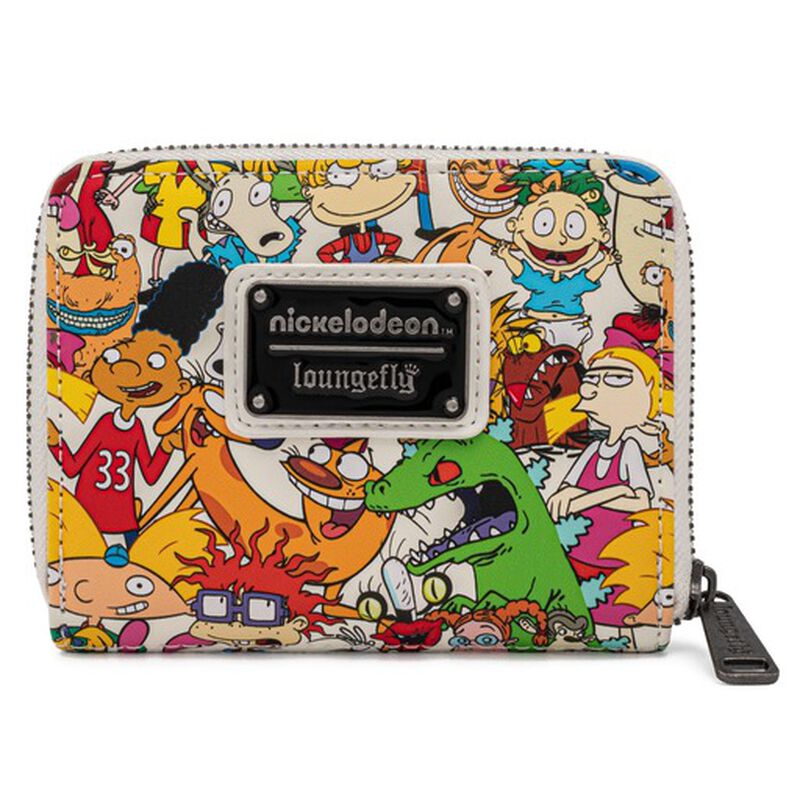 Nickelodeon Nick Rewind Gang Zip Around Wallet