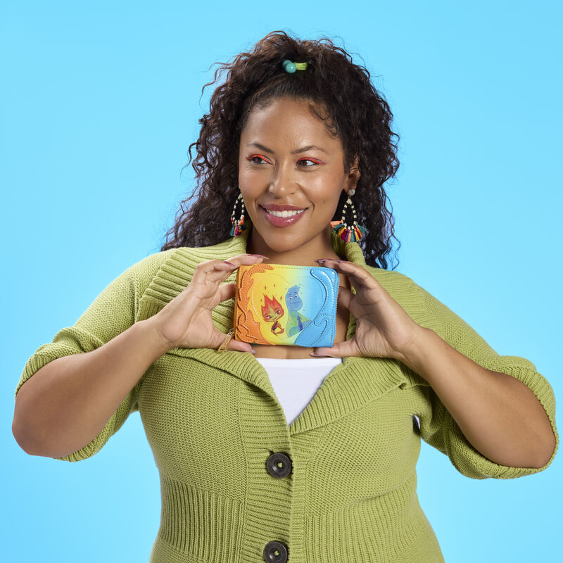 Elemental Exclusive Wade & Ember Ombre Zip Around Wallet | Loungefly