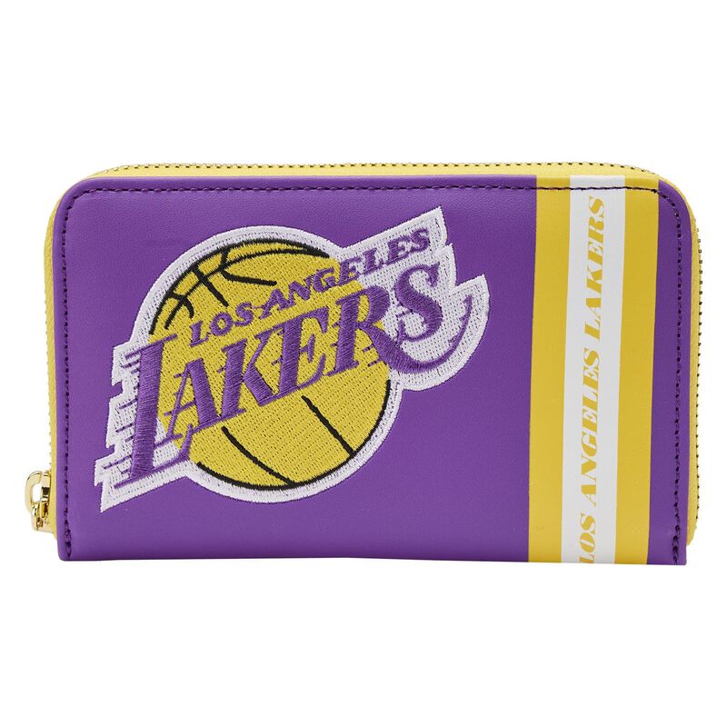 Buy NBA Los Angeles Lakers Patch Icons Zip Around Wallet at Loungefly.