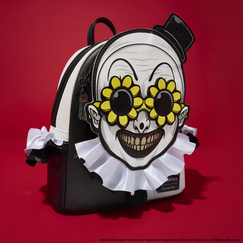 Terrifier Exclusive Art the Clown Glow Cosplay Mini Backpack | Loungefly