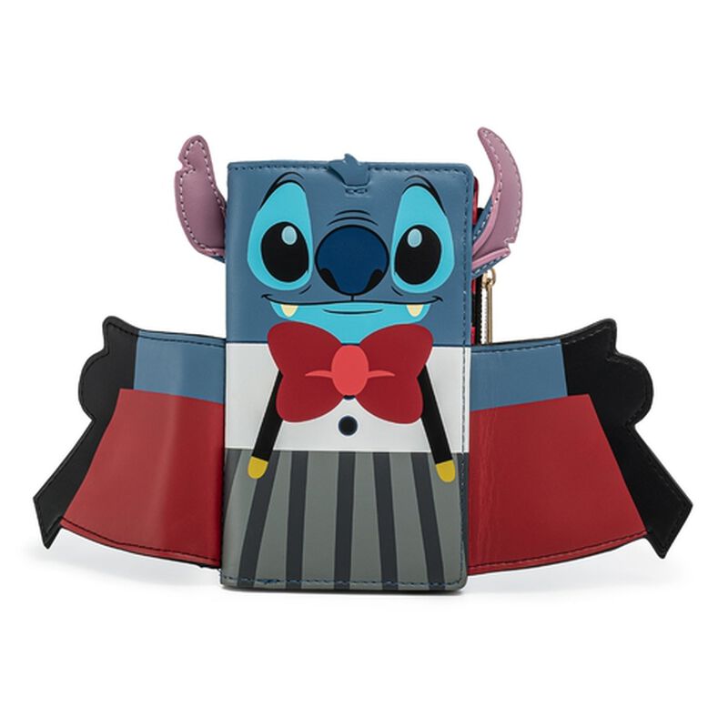 Disney Lilo & Stitch Vampire Stitch Bow Tie Flap Wallet
