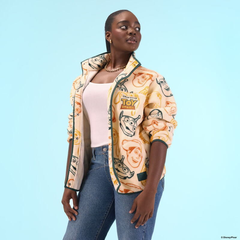 Toy Story 30th Anniversary All-Over Print Snap-Front Jacket | Loungefly