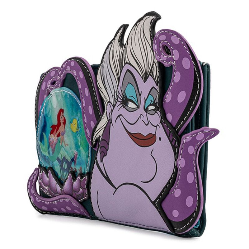 Disney The Little Mermaid Ursula Villains Scene Flap Wallet