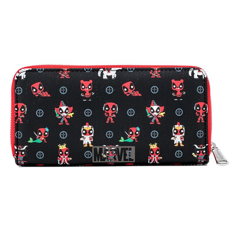 Funko Pop! by Loungefly Marvel Deadpool 30th Anniversary Zip Around Wallet