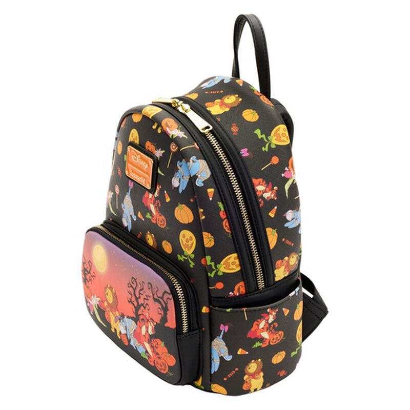 Winnie the Pooh Halloween Group Glow Mini Backpack | Loungefly