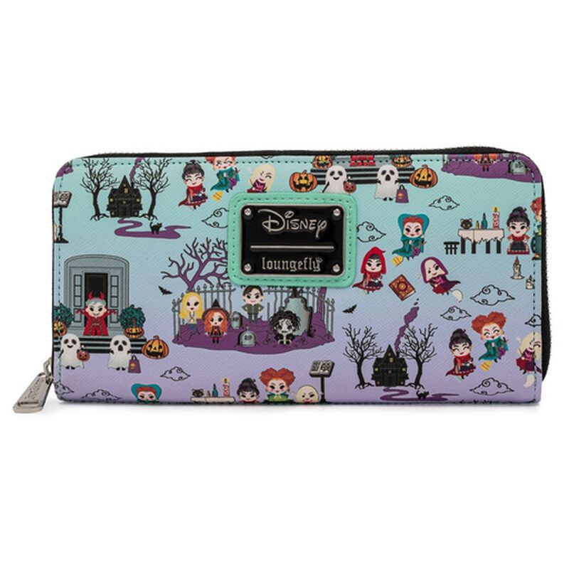 Disney Hocus Pocus Scene Zip Around Wallet