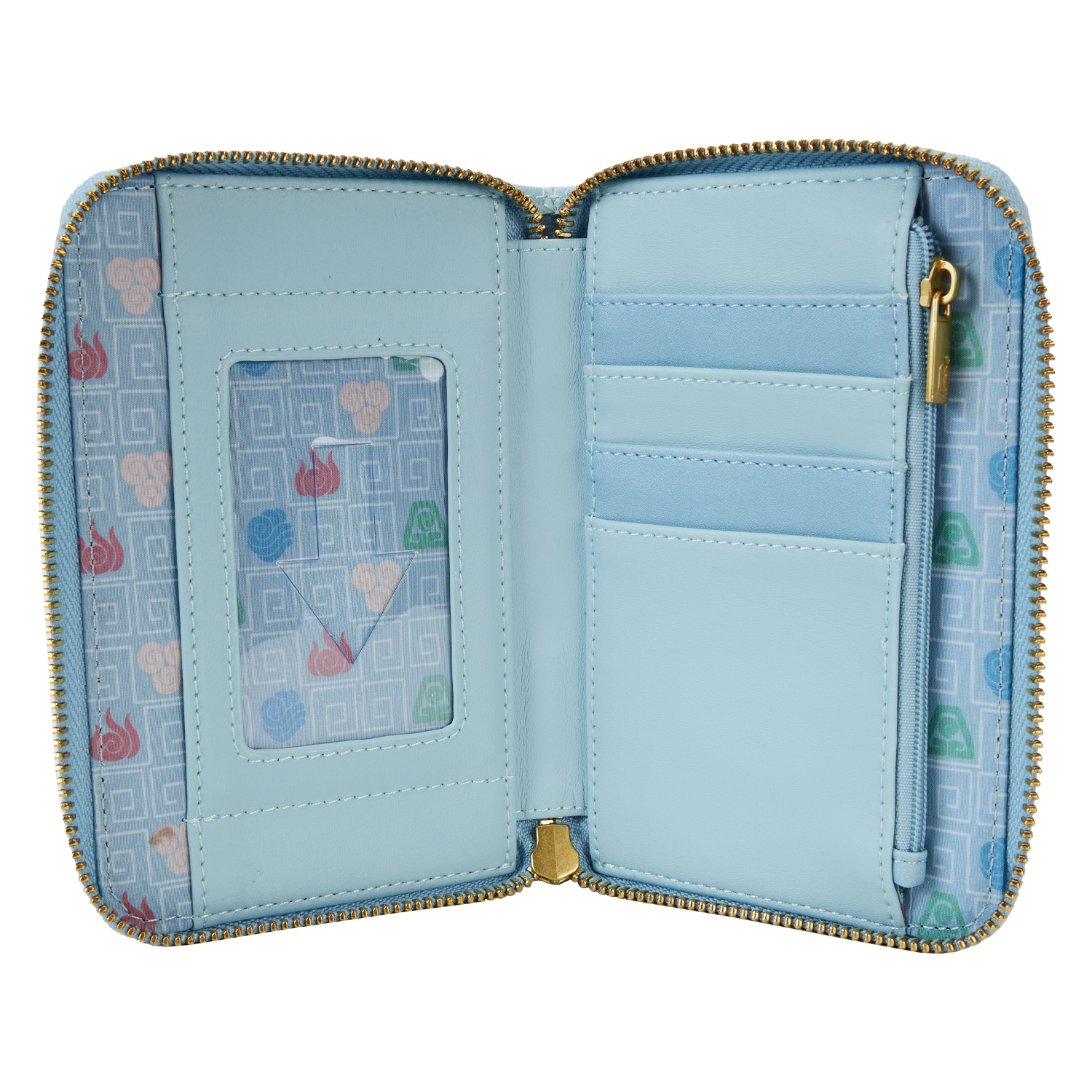 Avatar: The Last Airbender Aang, Appa, & Momo Zip Around Wallet