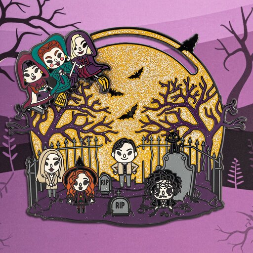 Disney Hocus Pocus Collector Box Sliding Enamel Pin
