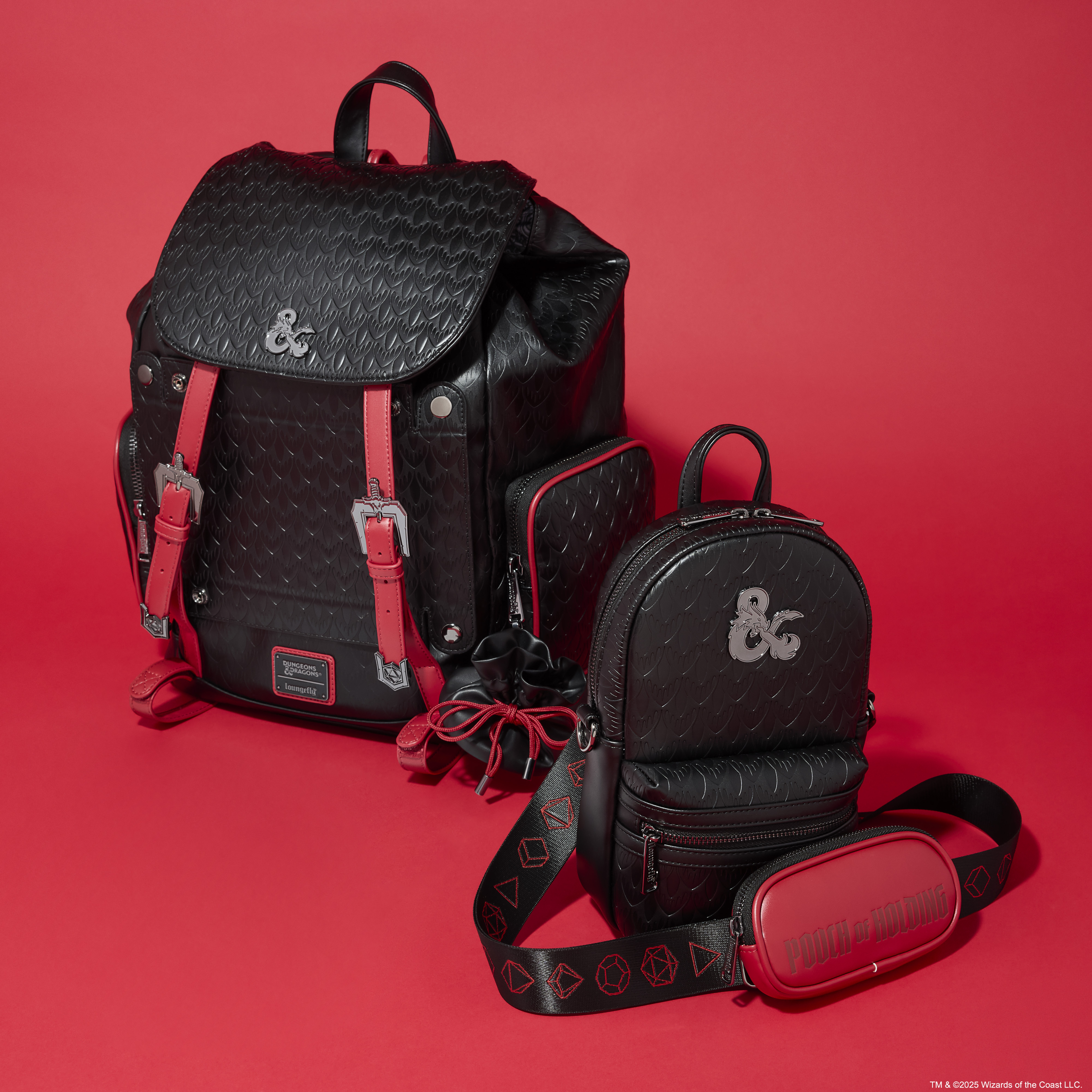 Dungeons & Dragons Full-Size Backpack with Coin Bag