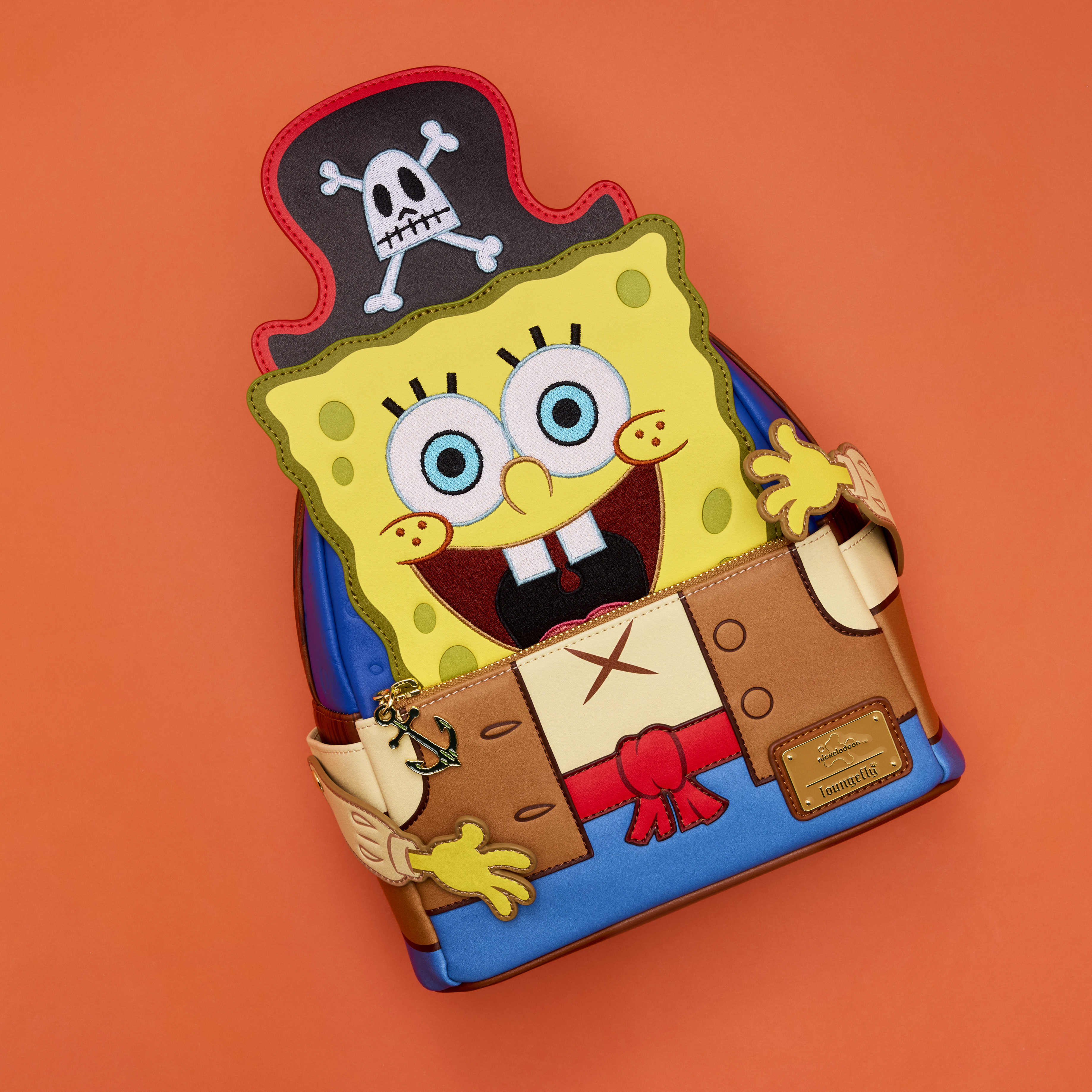 SpongeBob SquarePants Pirate Costume Mini Backpack | Loungefly