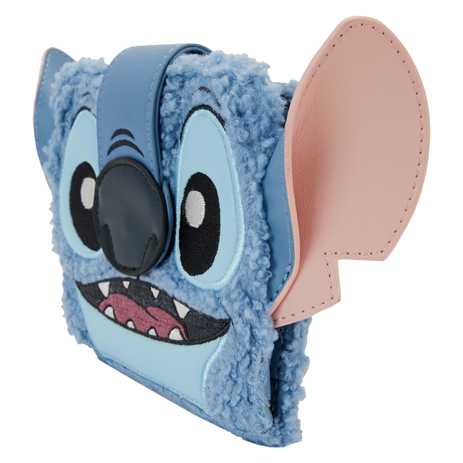 Stitch Plush Sherpa Cosplay Bifold Wallet