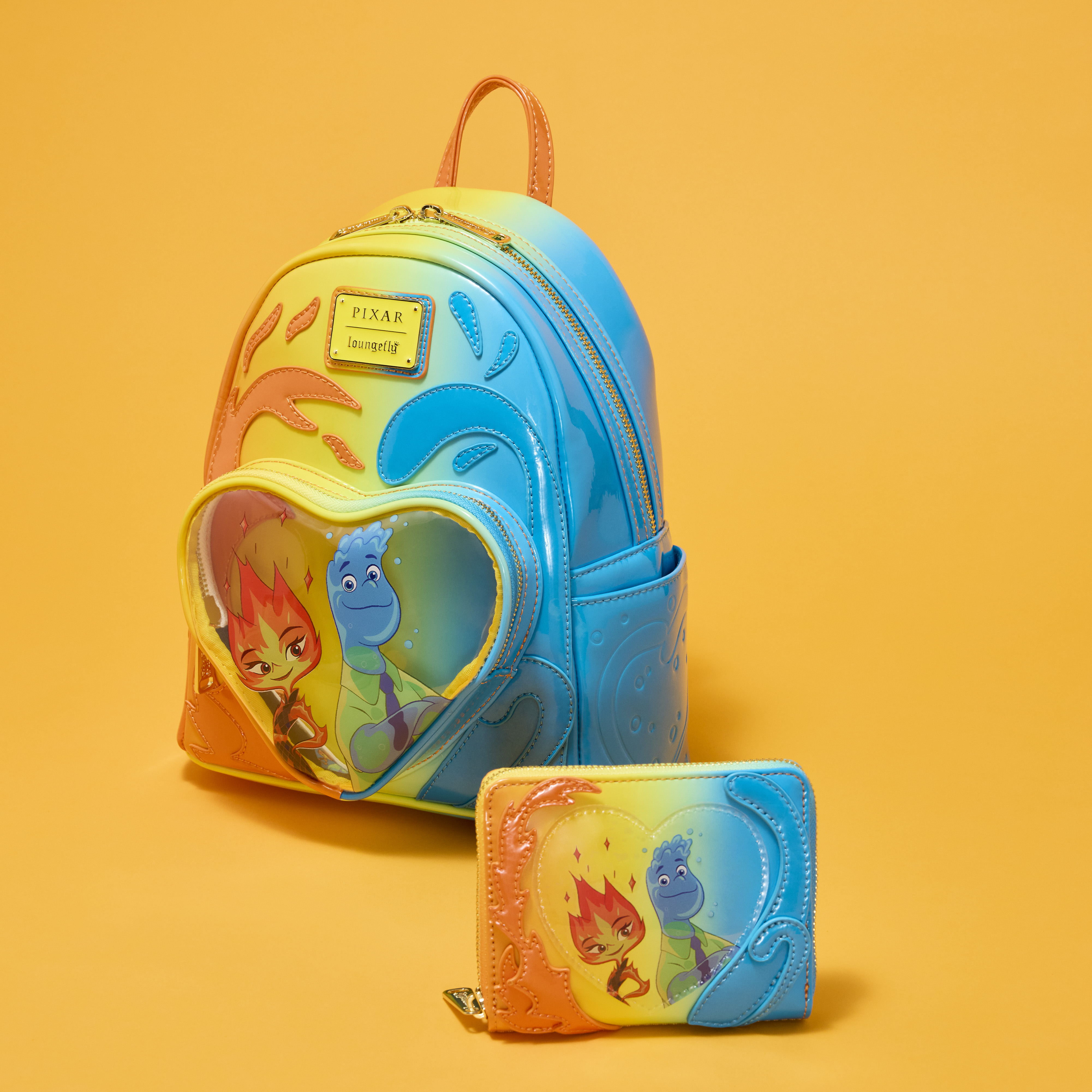 Elemental Exclusive Wade & Ember Ombre Zip Around Wallet | Loungefly