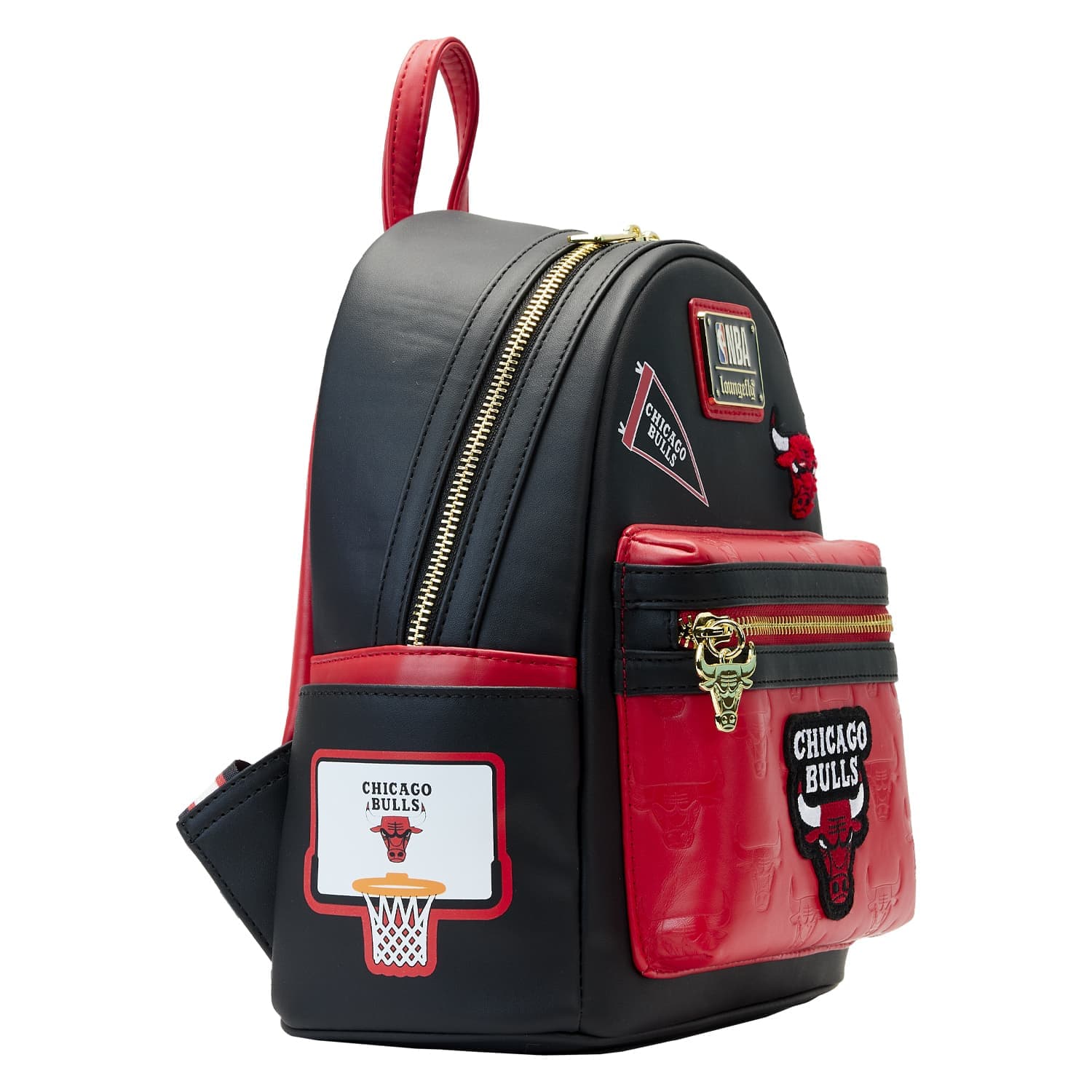 Buy NBA Chicago Bulls Patch Icons Mini Backpack at Loungefly.