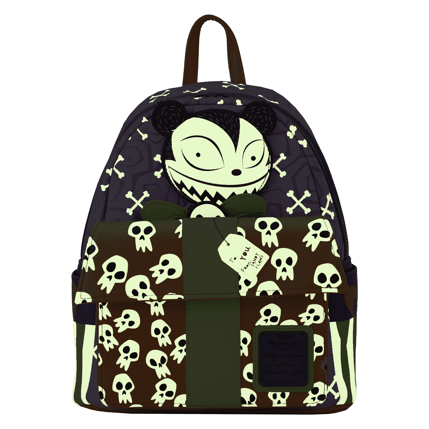 Nightmare Before Christmas Scary Teddy Present Mini Backpack