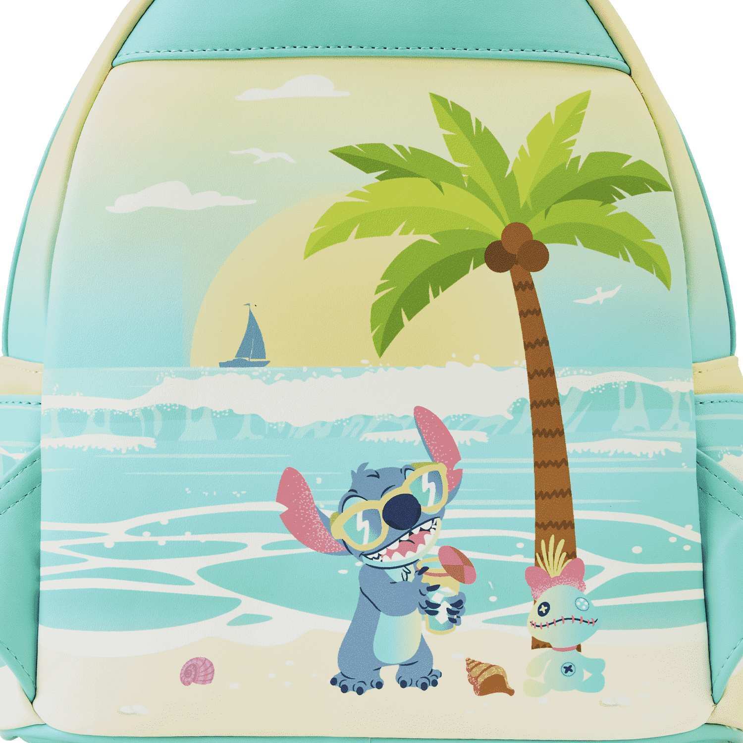 Stitch Sandcastle Beach Surprise Mini Backpack