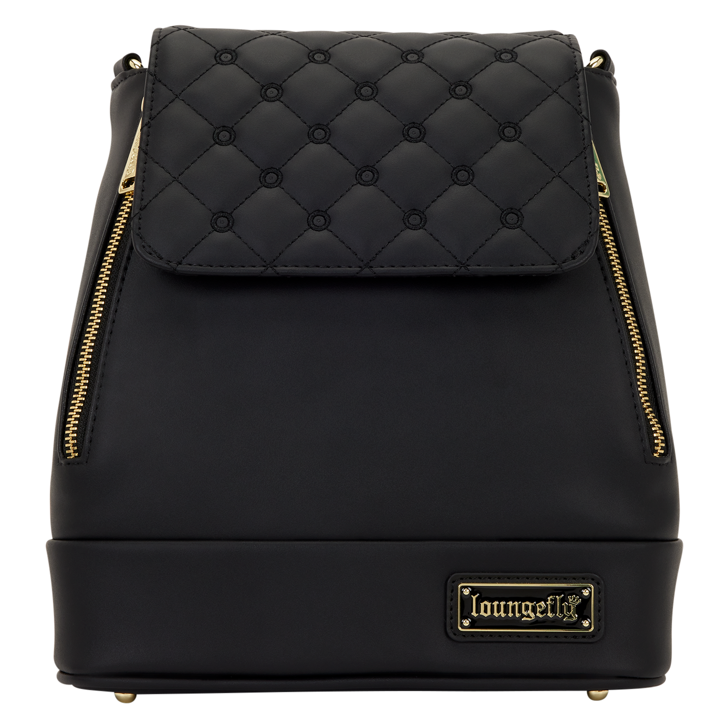 Loungefly The Lilly Black Convertible Mini Backpack & Crossbody Pin ...