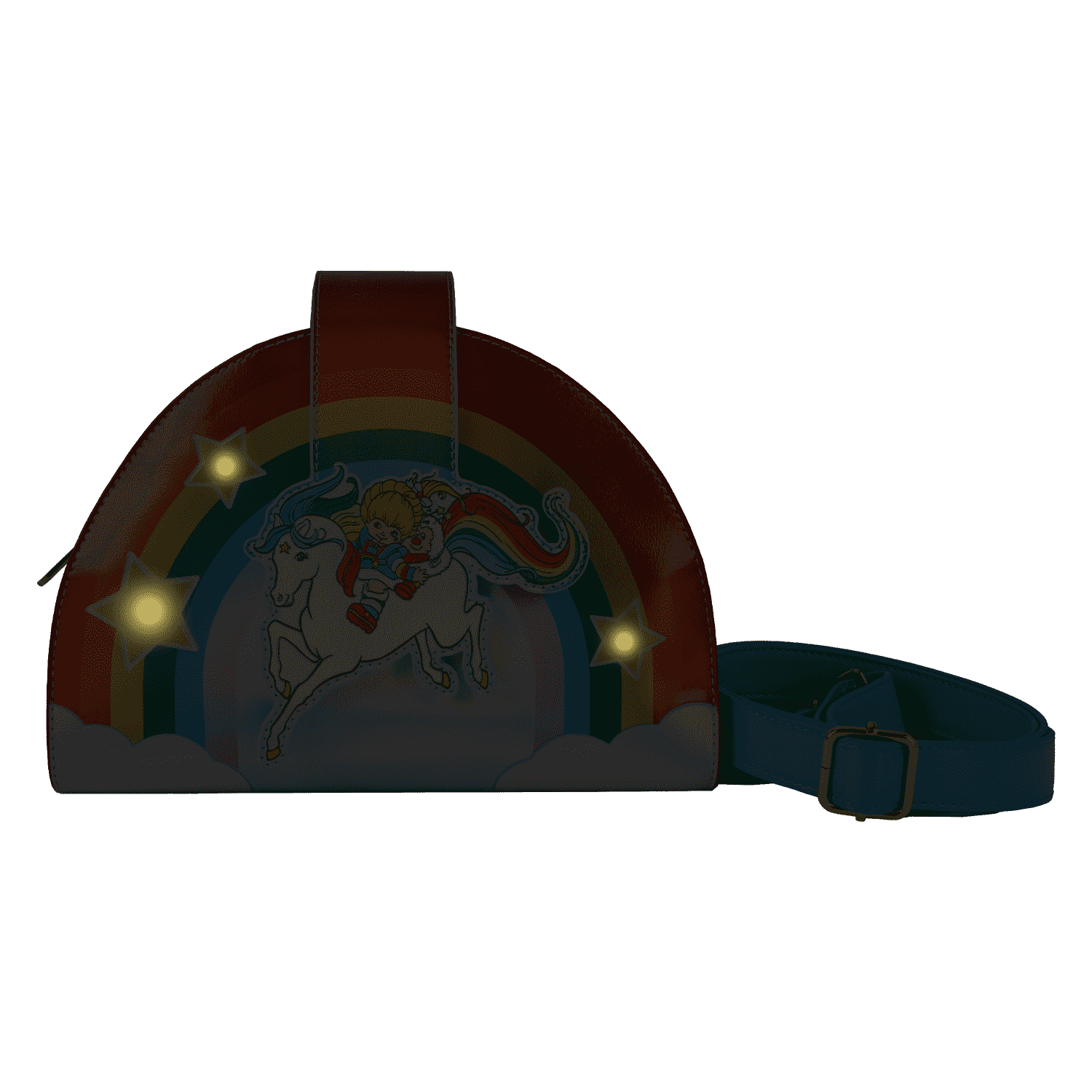 Rainbow Brite™ & Starlite Rainbow Light Up Figural Crossbody Bag | Loungefly