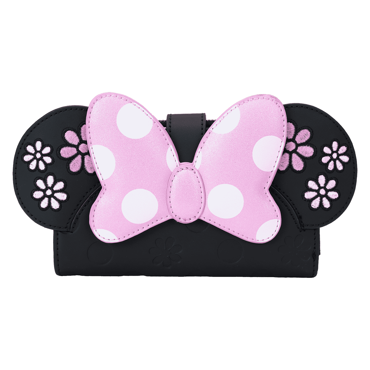 Minnie Mouse Floral Rock The Dots Flap Wallet | Loungefly
