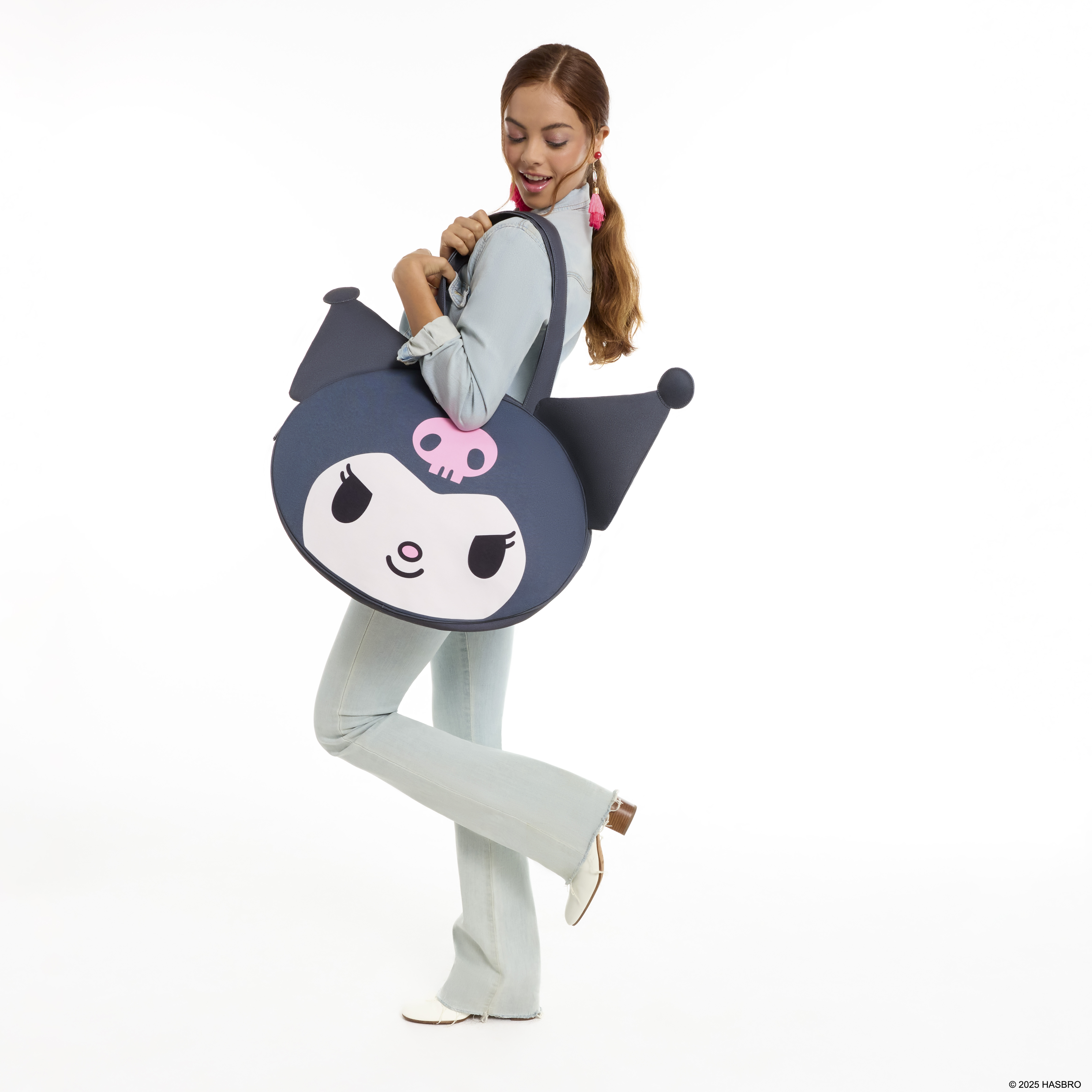 Sanrio Kuromi Cosplay Canvas Tote Bag | Loungefly