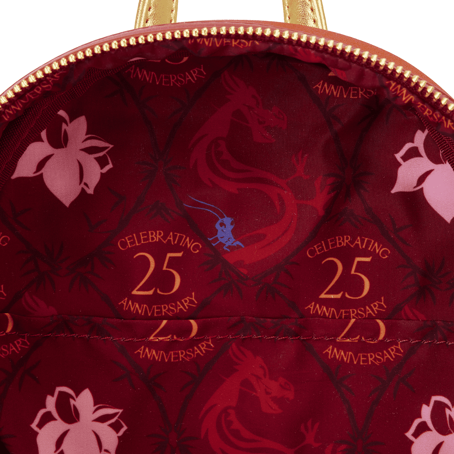 Mulan 25th Anniversary Mushu Glitter Cosplay Mini Backpack