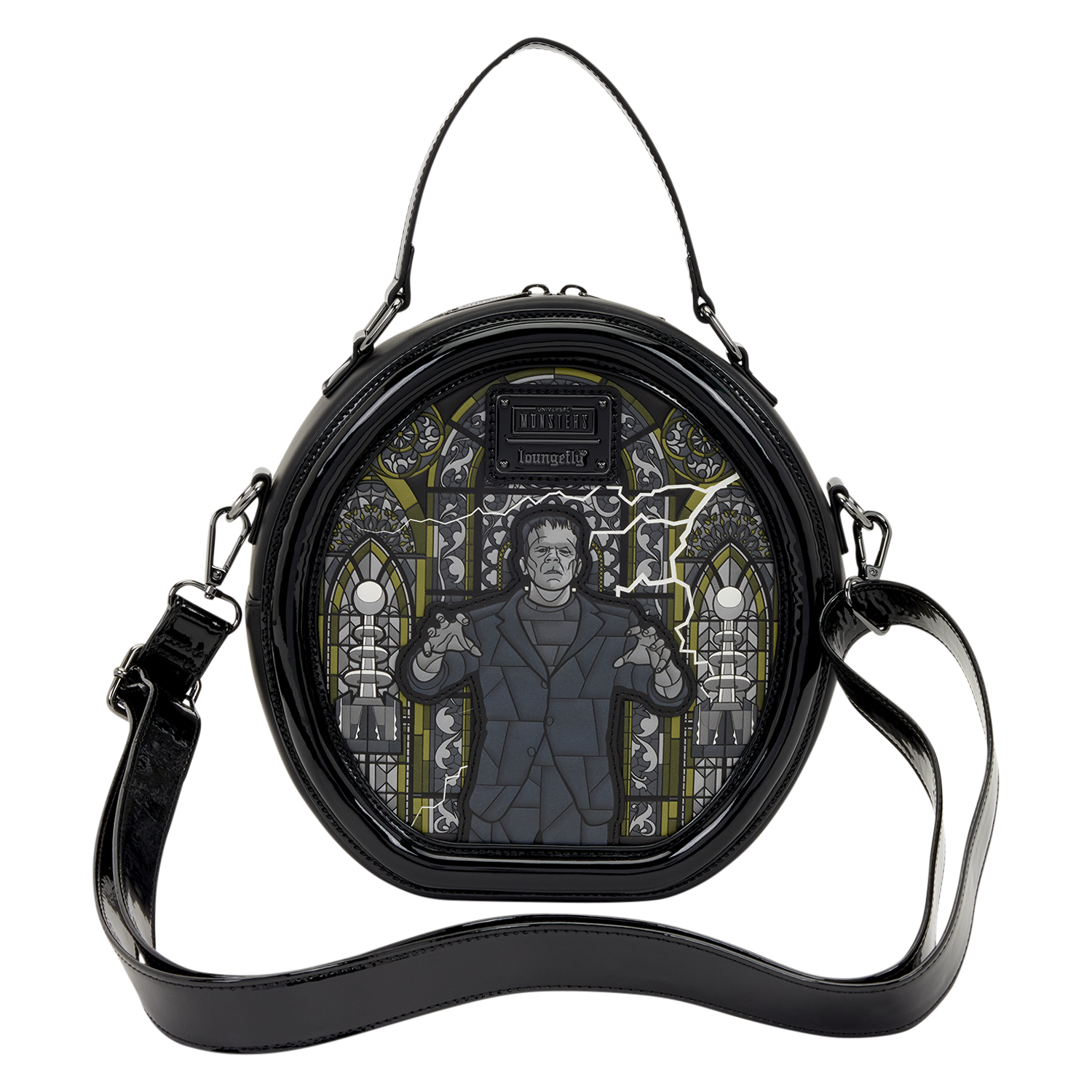 Universal Monsters Dracula & Frankenstein Crossbody Bag | Loungefly