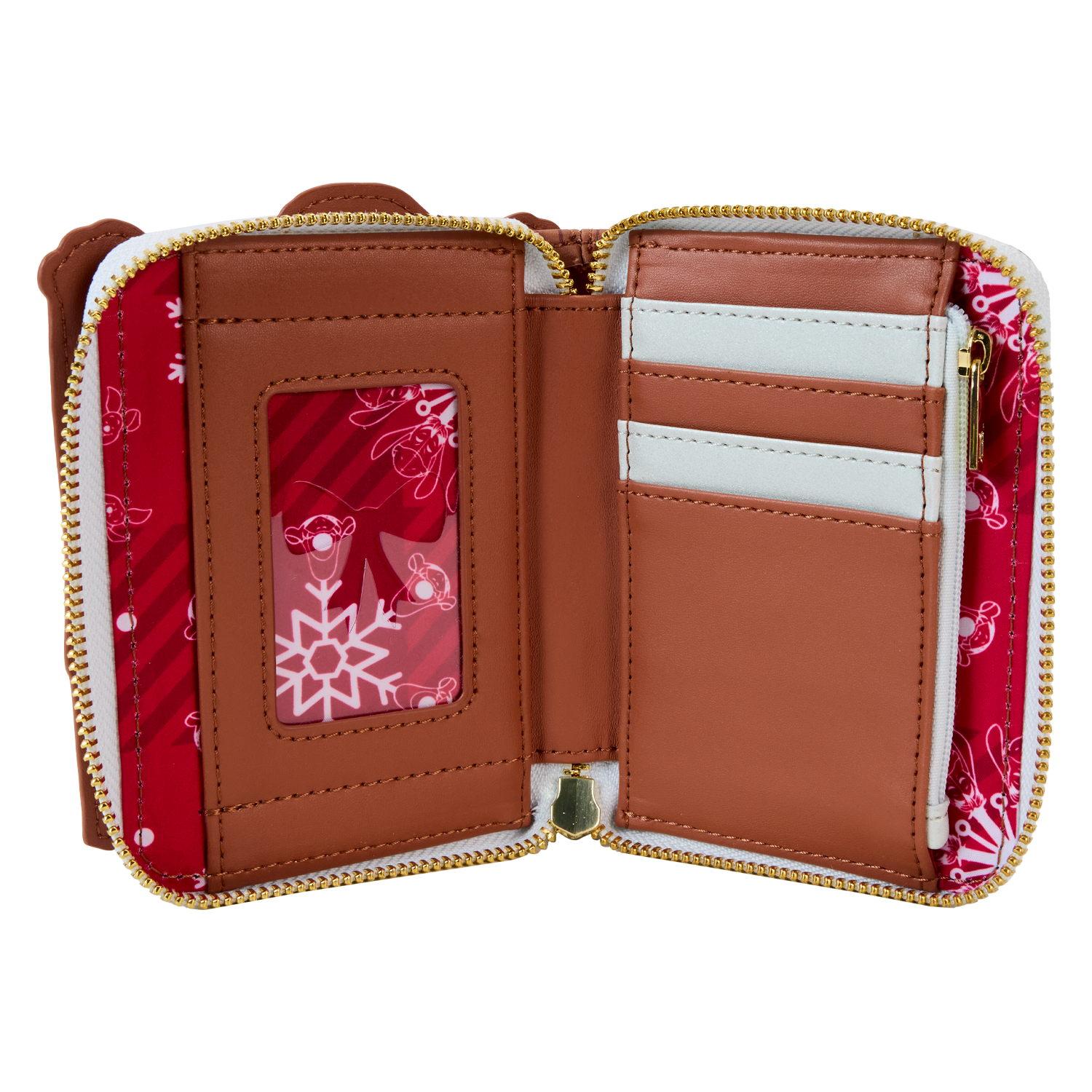 Winnie The Pooh & Friends Holiday Greetings Zip Around Wallet