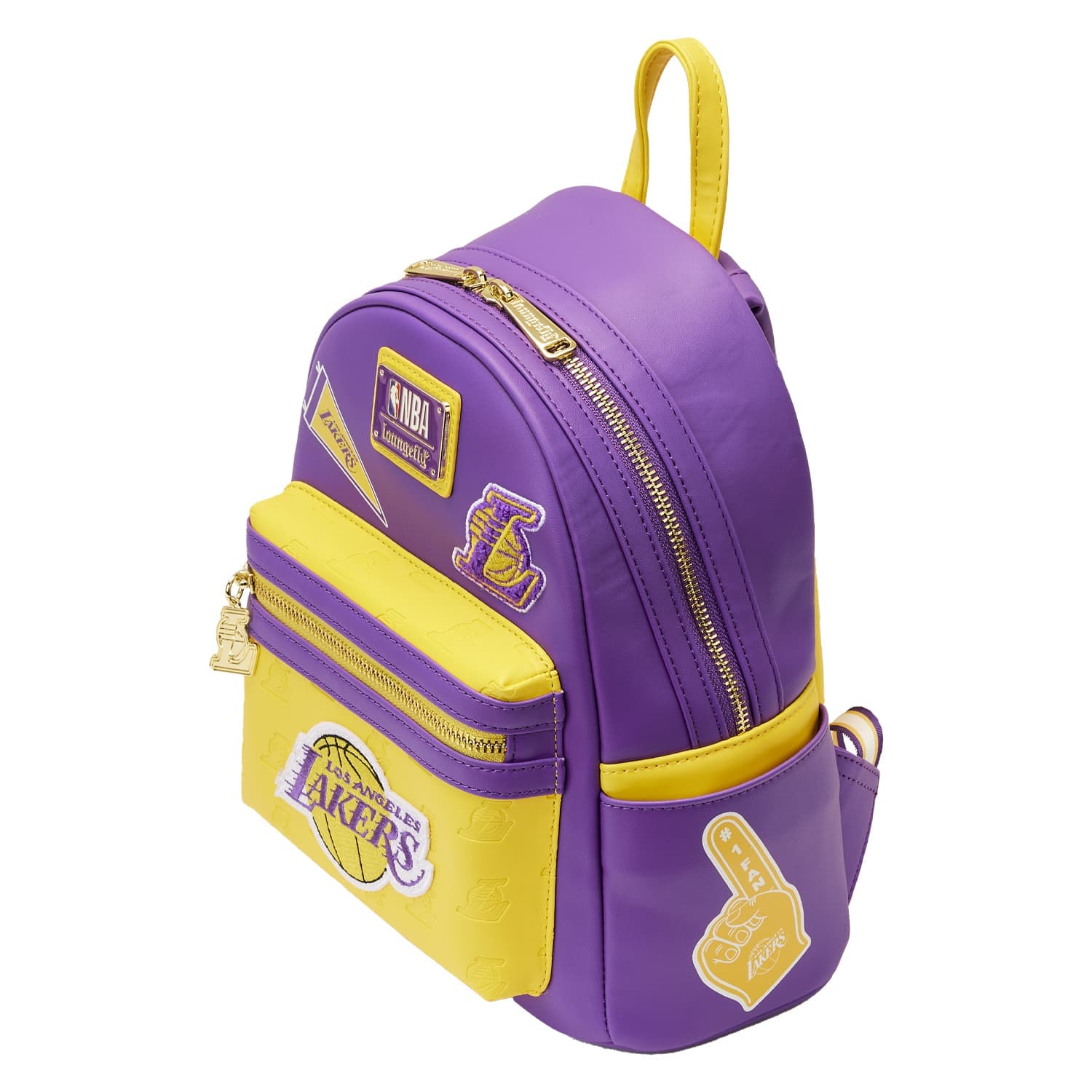 Buy NBA Los Angeles Lakers Patch Icons Mini Backpack at Loungefly.