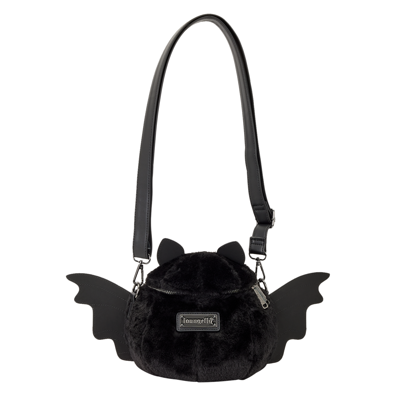 Loungefly Plush Bat Figural Crossbody Bag | Loungefly