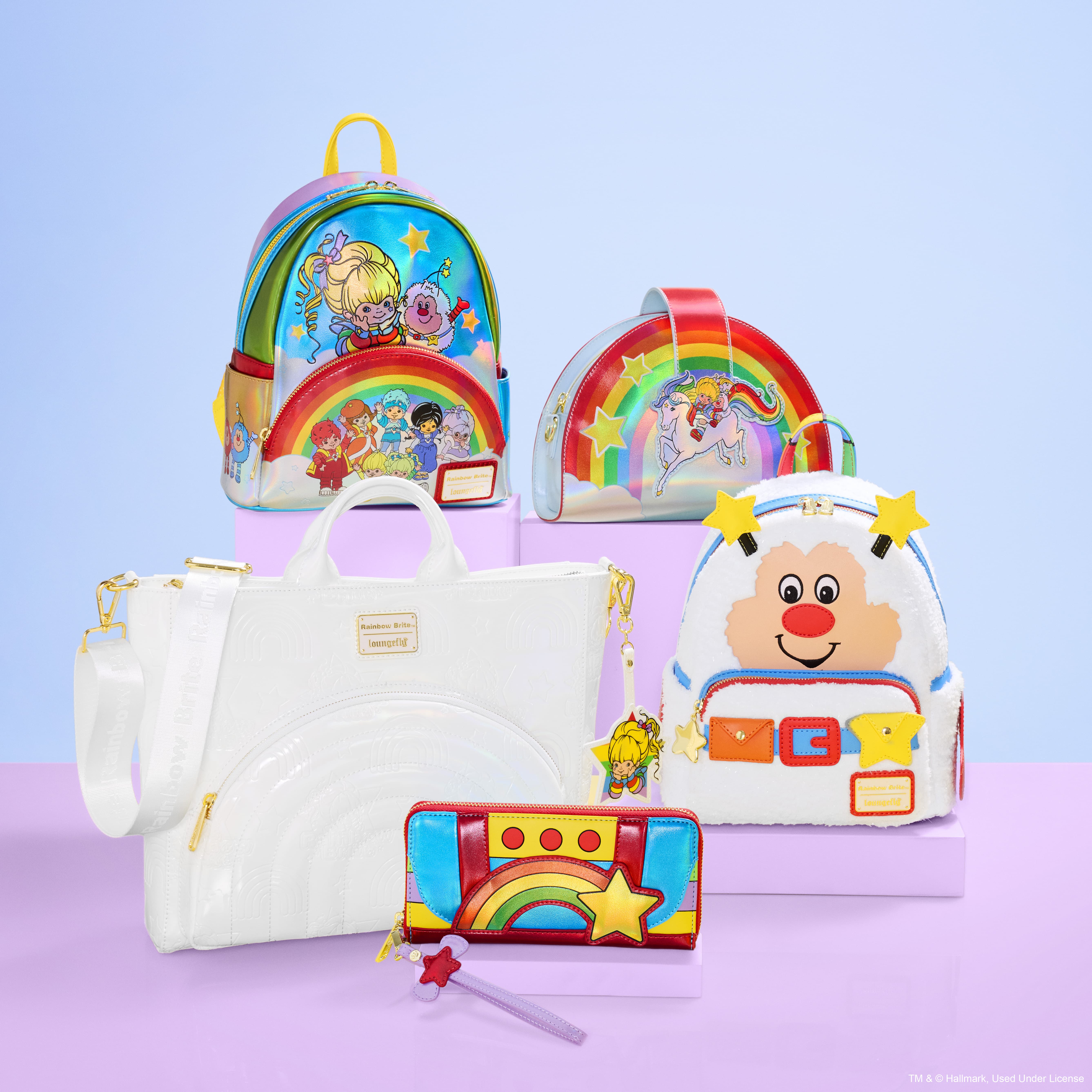 Rainbow Brite™ Iridescent Convertible Backpack & Tote Crossbody Bag ...