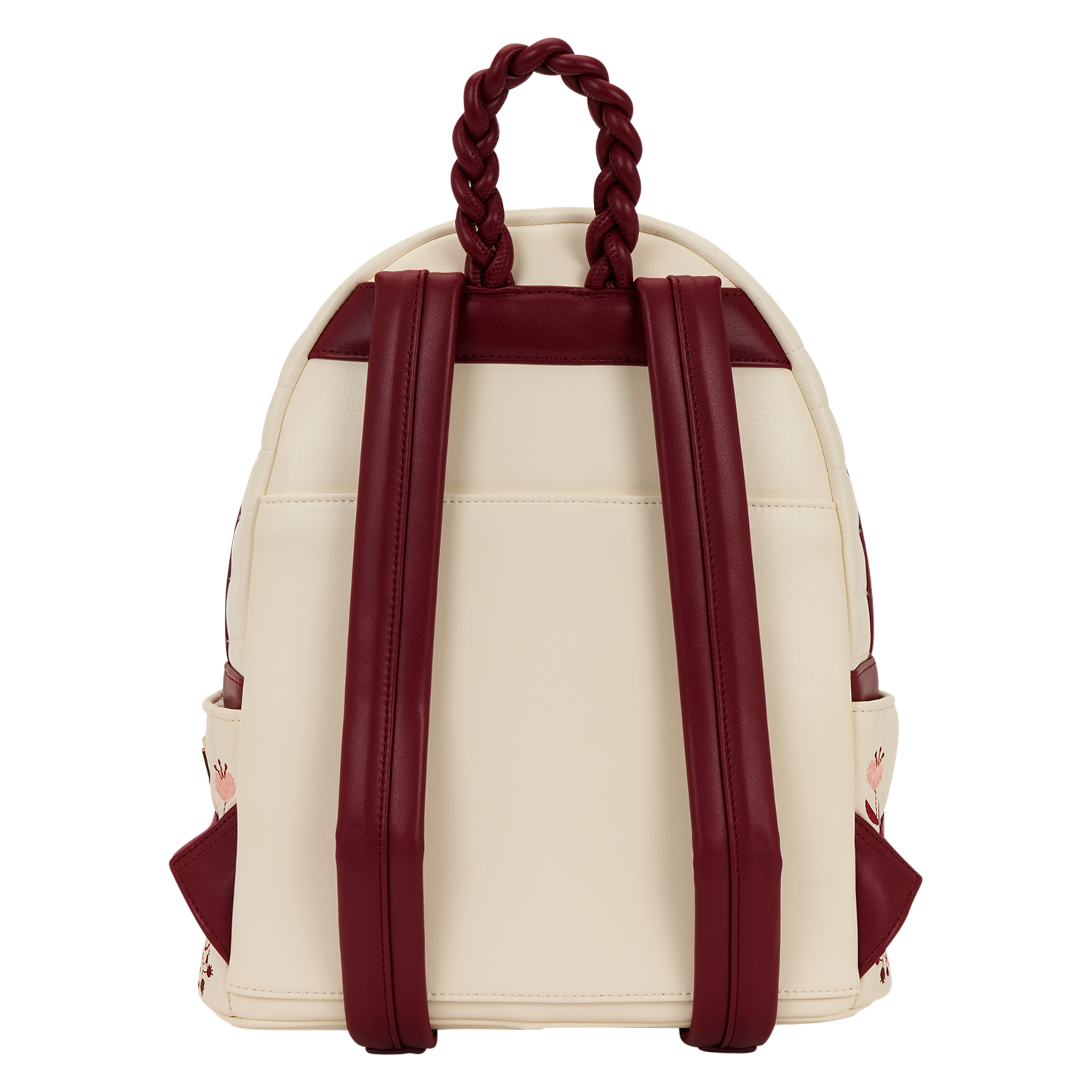 Loungefly Cream & Red Floral Mini Backpack | Loungefly