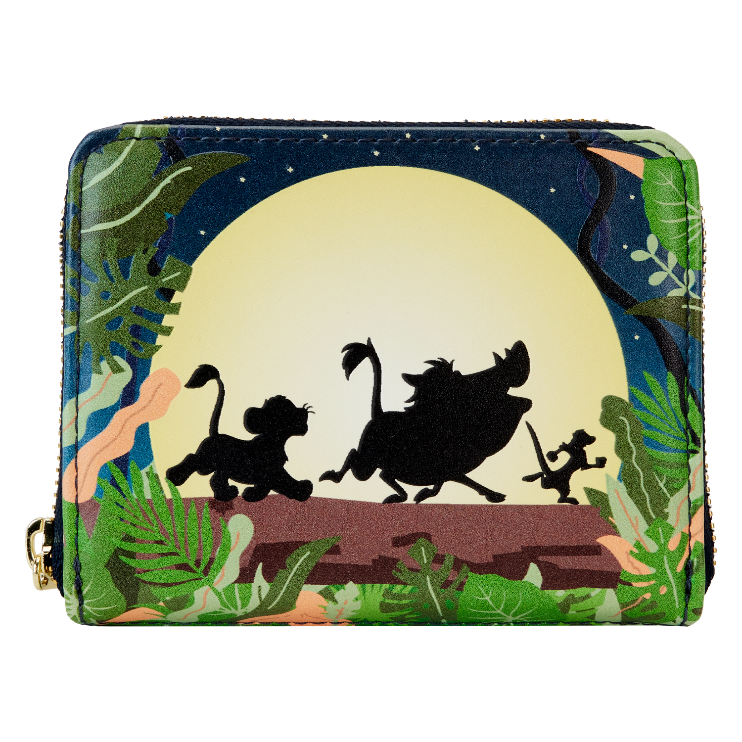 The Lion King 30th Anniversary Hakuna Matata Silhouette Zip Around Wallet