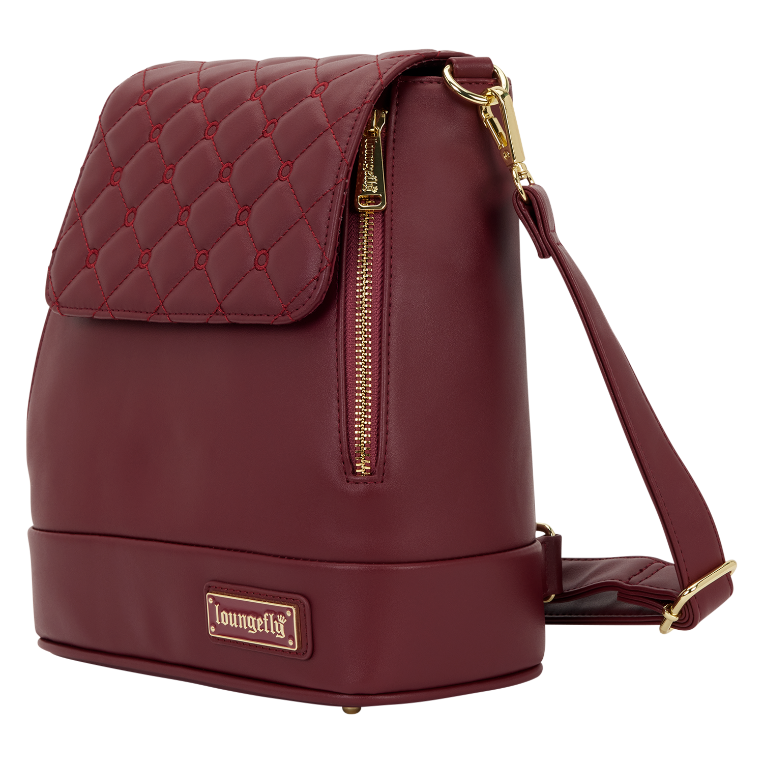 Loungefly The Lilly Red Convertible Mini Backpack & Crossbody Pin ...