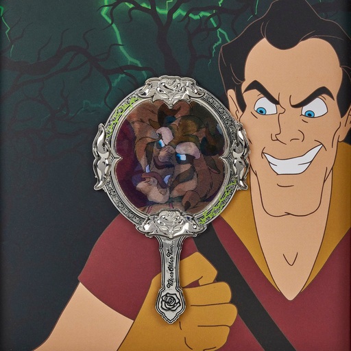 Beauty and the Beast Gaston Villains Scene Lenticular Pin
