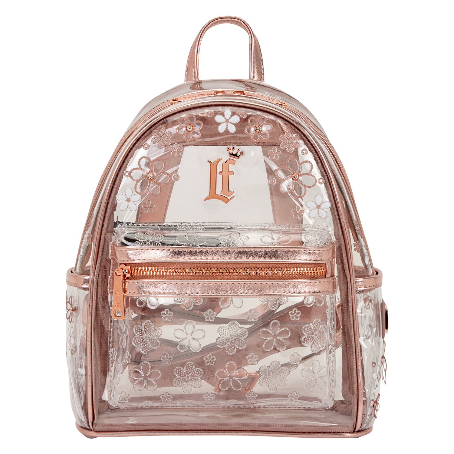 Loungefly Clear Floral Mini Backpack | Loungefly