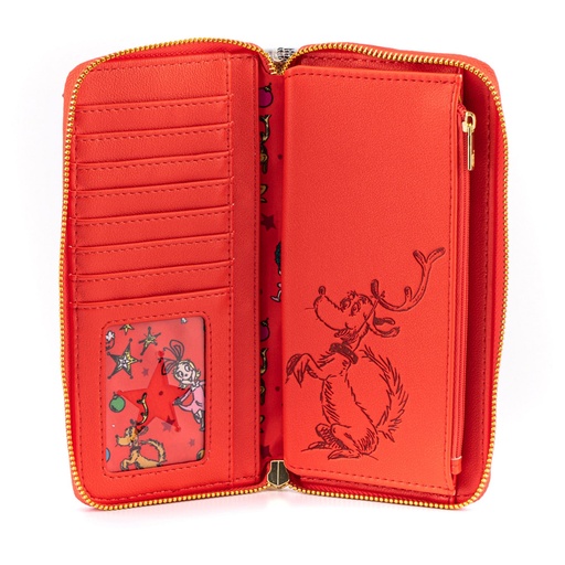 Dr. Seuss The Grinch Zip Around Wallet