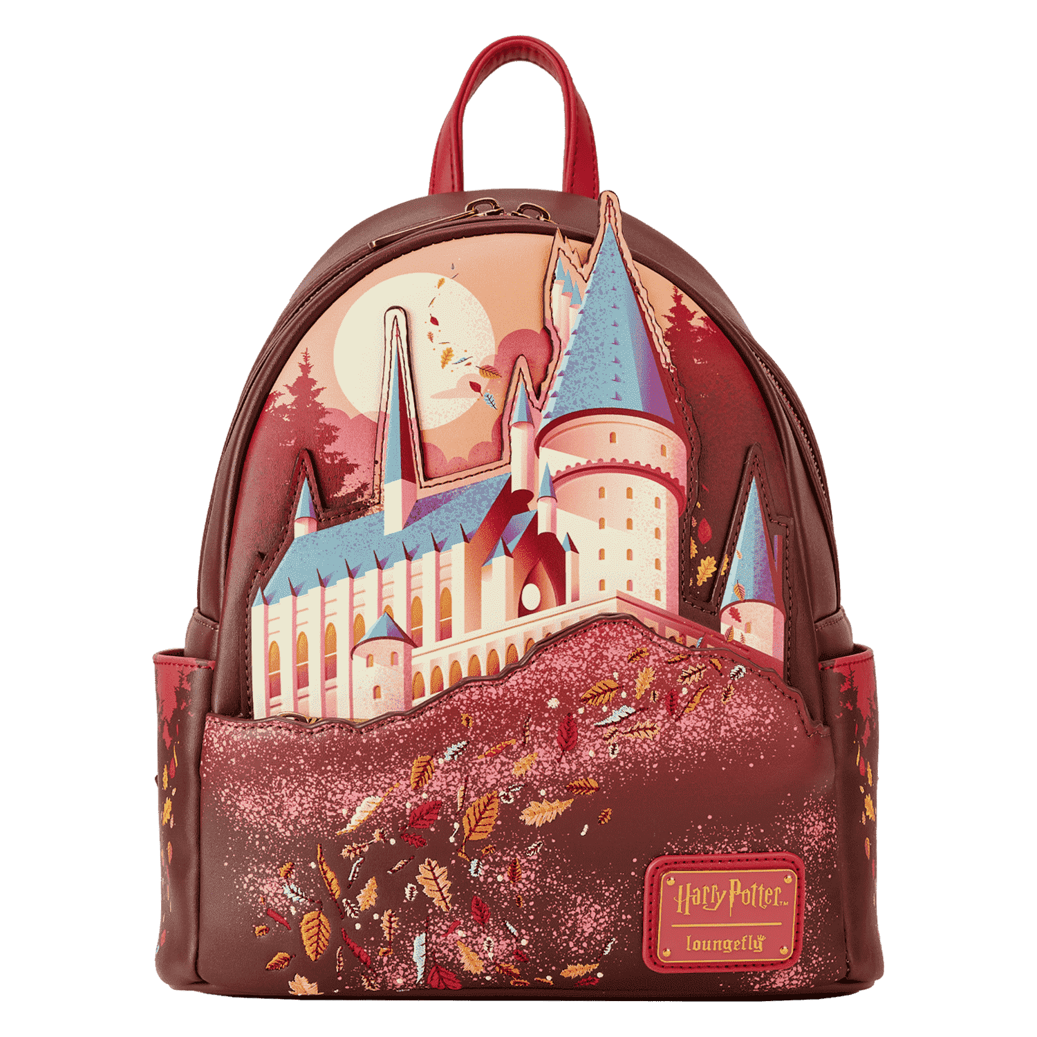 Harry Potter Hogwarts Fall Leaves Mini Backpack