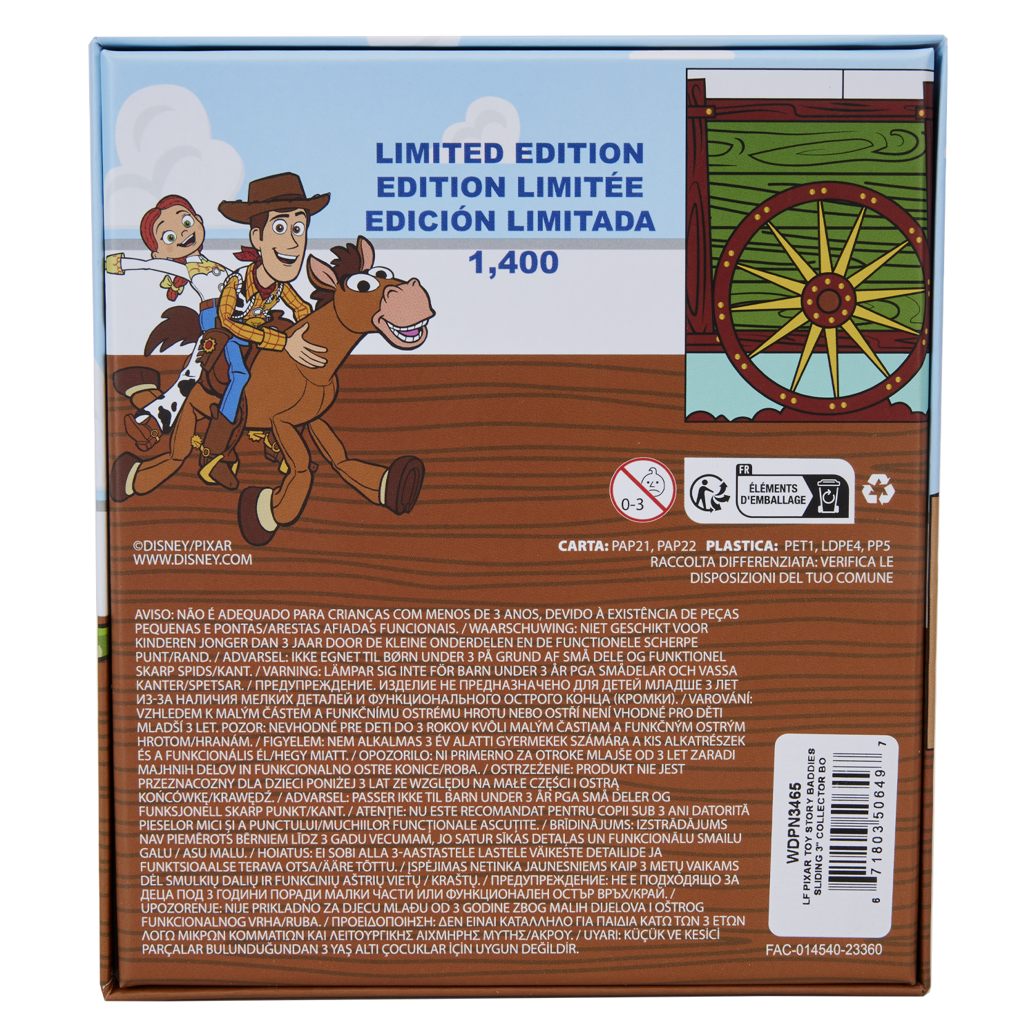 Toy Story Movie Collab Baddies 3" Collector Box Sliding Pin