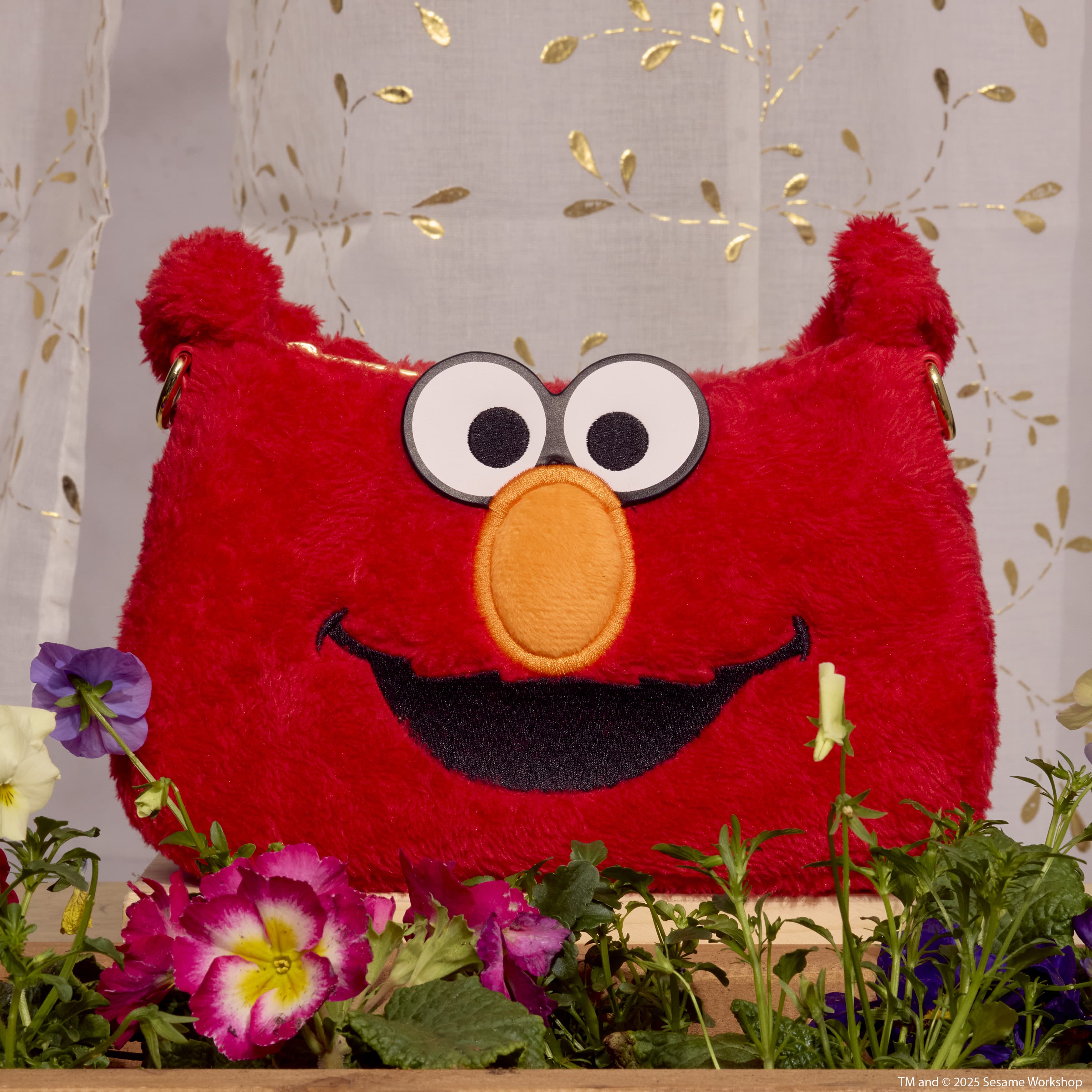 Sesame Street Elmo Plush Cosplay Crossbody Bag | Loungefly