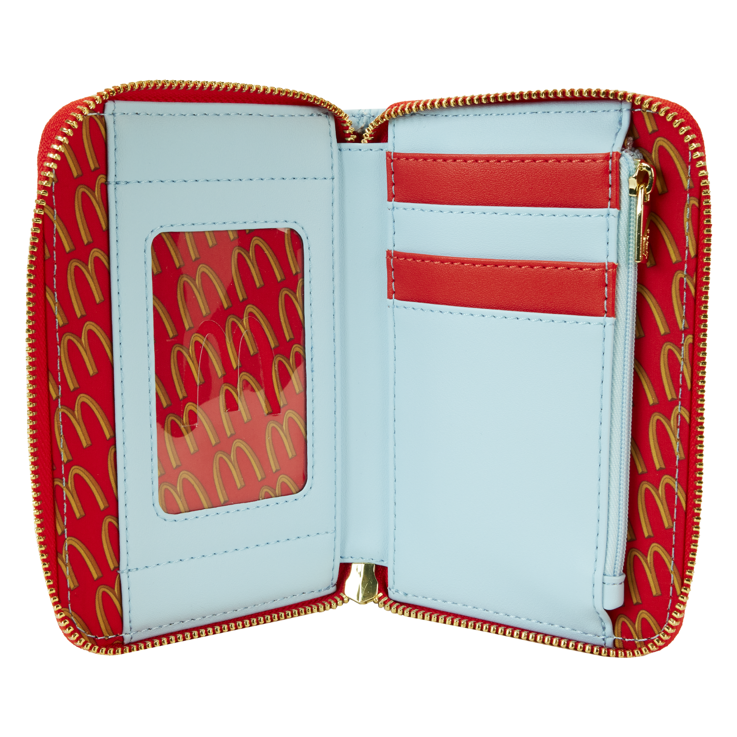 McDonald's Vintage Fry Kids Zip Around Wallet