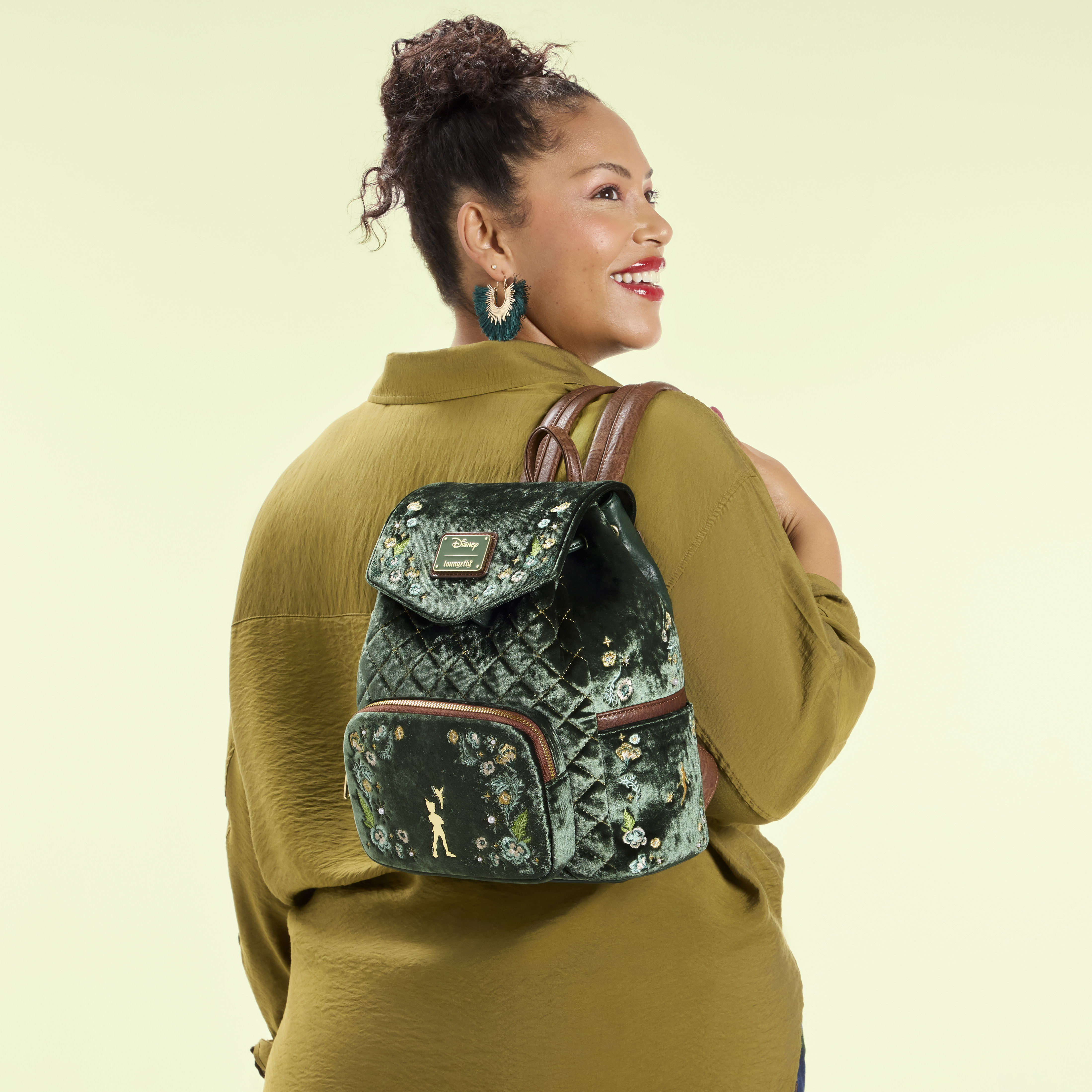 Peter Pan Exclusive Quilted Texture Mini Backpack | Loungefly