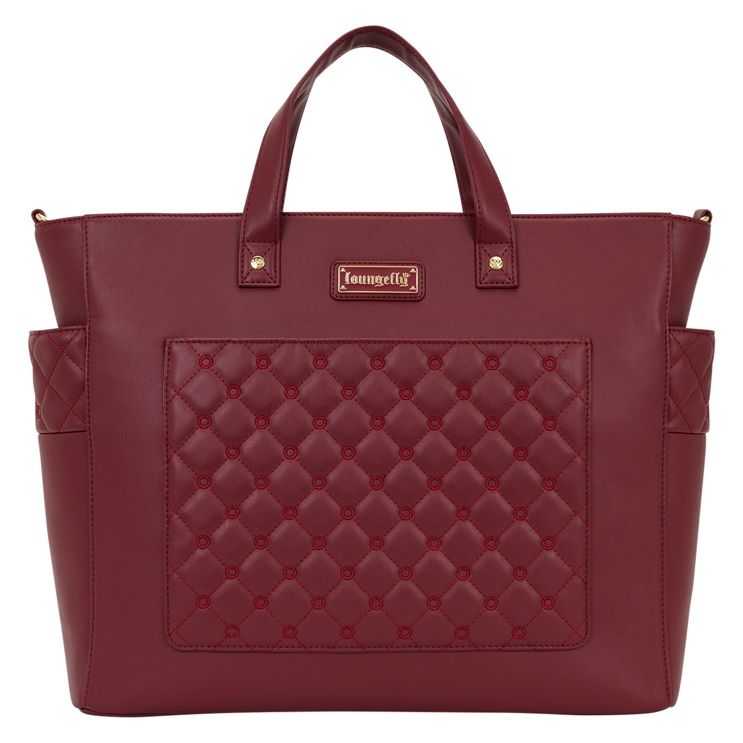 Loungefly The Mo Red Convertible Backpack & Tote Crossbody Pin Trader ...