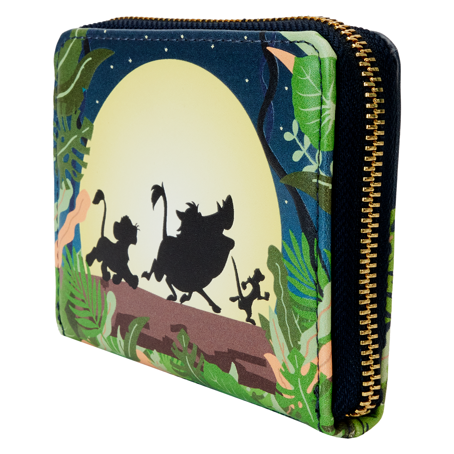 The Lion King 30th Anniversary Hakuna Matata Silhouette Zip Around Wallet