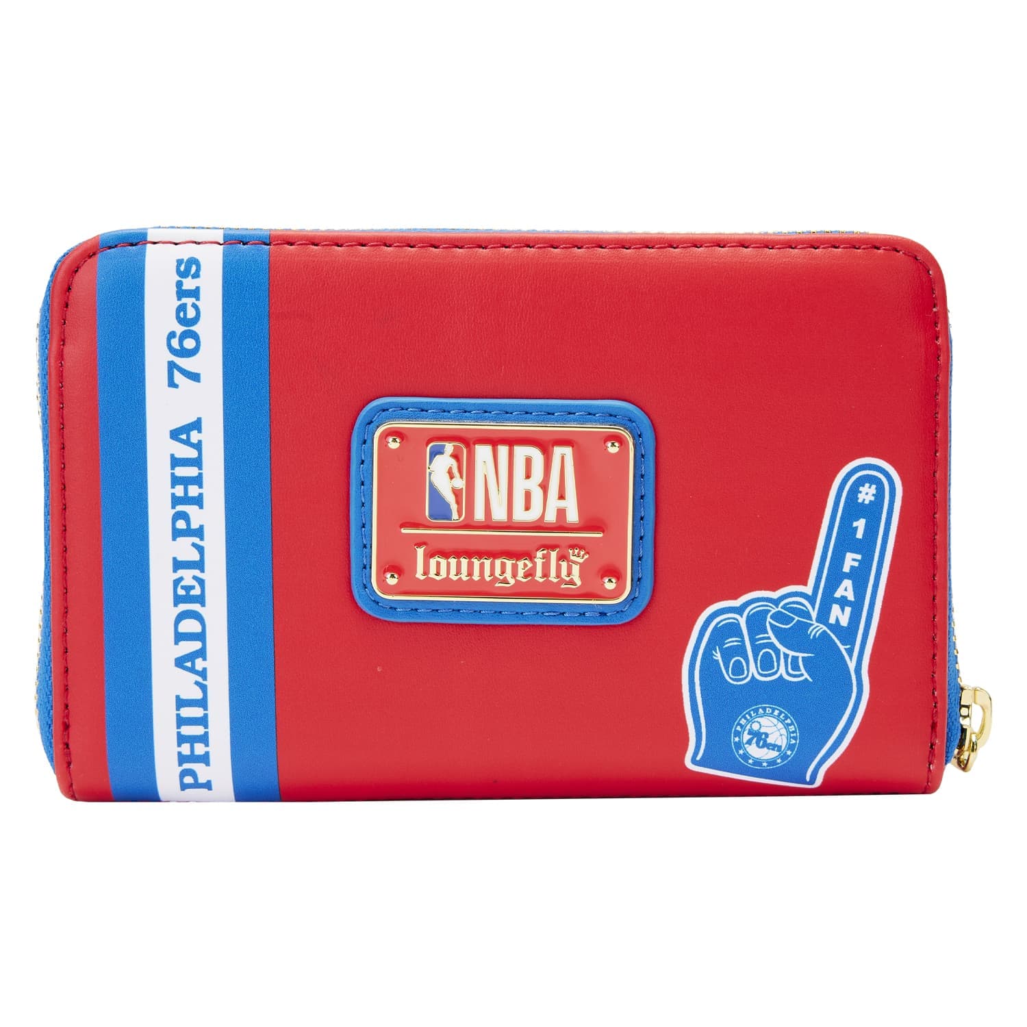NBA Philadelphia 76ers Patch Icons Zip Around Wallet | Loungefly